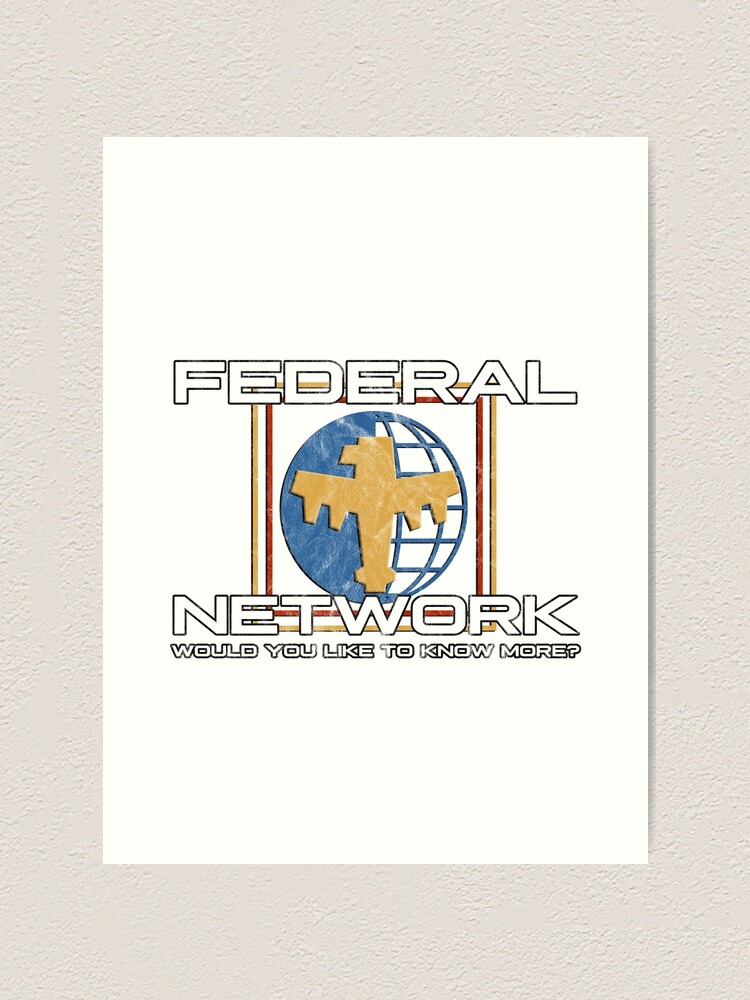 "Federal Network logo inspired by Starship Troopers" Art Print by landobry | Redbubble