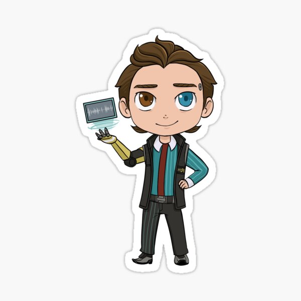 "Rhys Sticker" Sticker by miyadraws | Redbubble