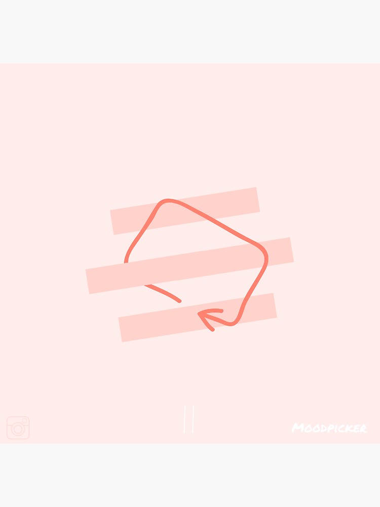 "Pink Cycle" Sticker by moodpicker | Redbubble