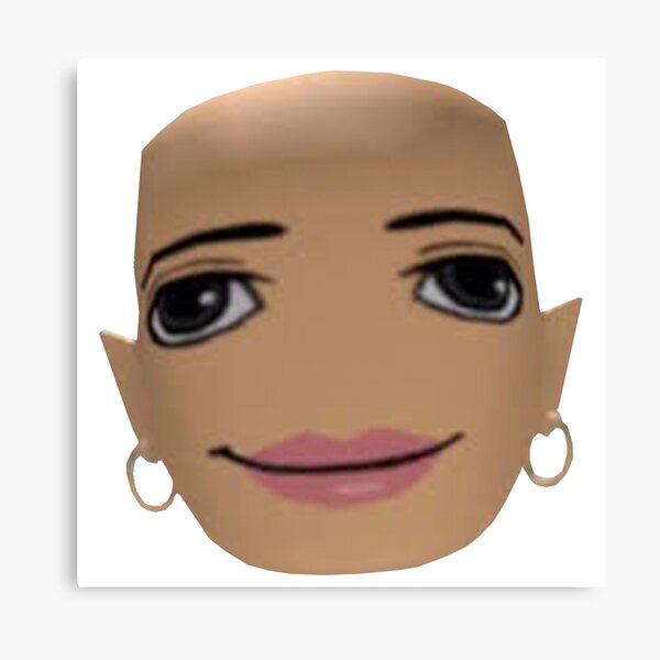 "Roblox Running Meme" Canvas Print by yawnni | Redbubble