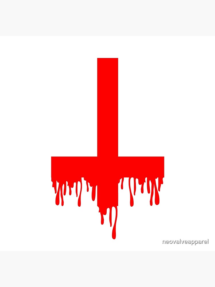 "Bleeding red cross" Poster by neovalveapparel | Redbubble