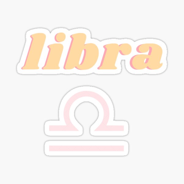 "libra zodiac sticker" Sticker by erimarose | Redbubble