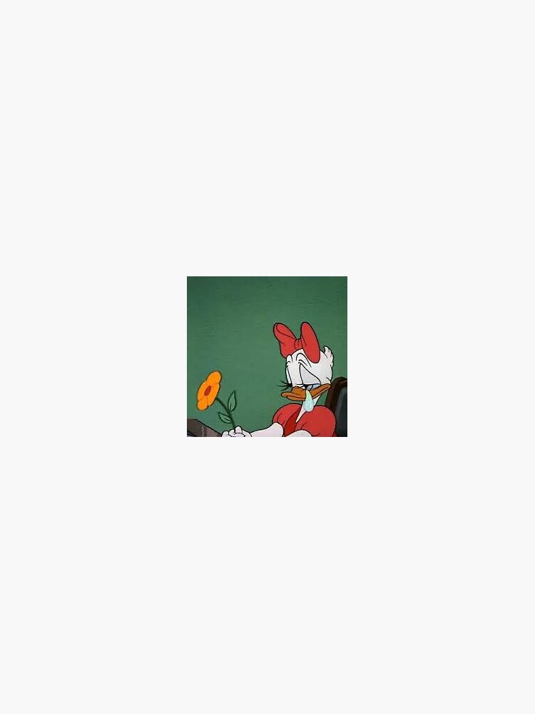 Daisy Duck Crying Sticker By Bigbossbowser Redbubble