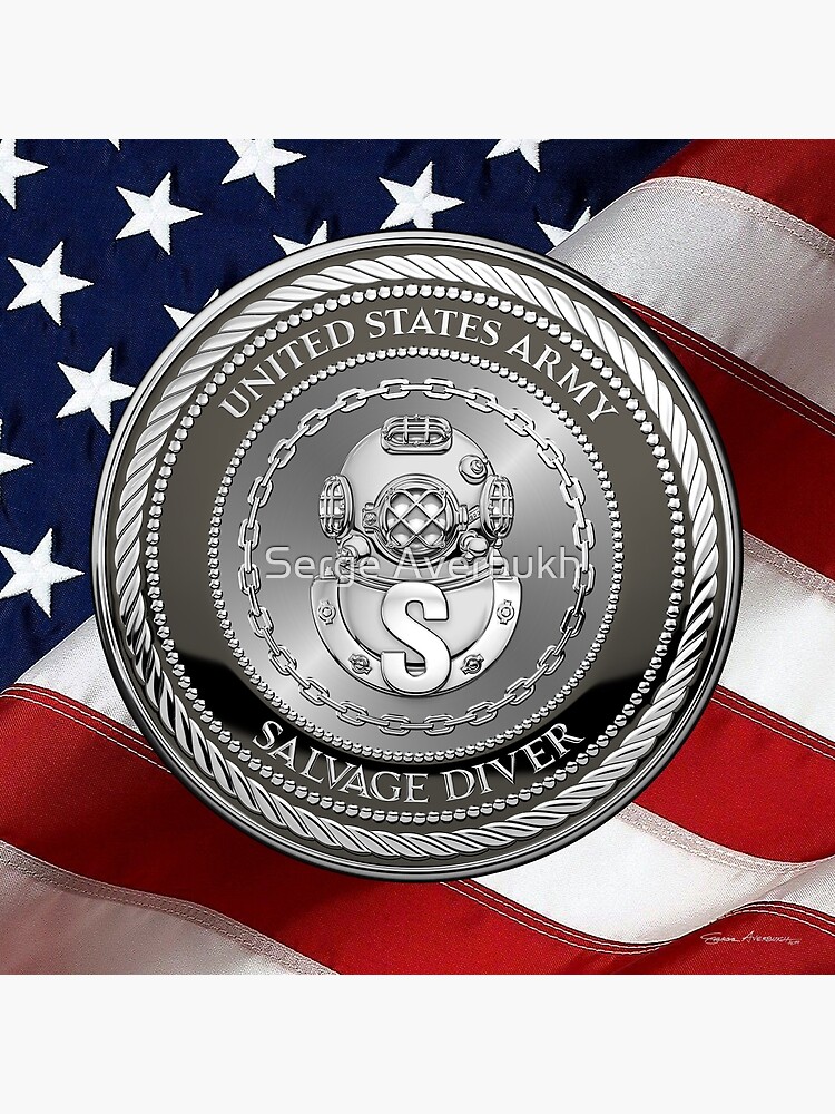 "U.S. Army Engineer Divers - Salvage Diver Badge Special Edition over ...