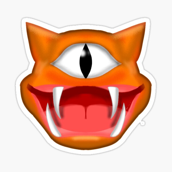 "One Eye-ed Fiend" Sticker for Sale by Mando-17 | Redbubble
