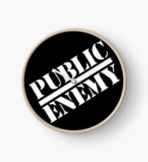 Public Enemy Clocks | Redbubble