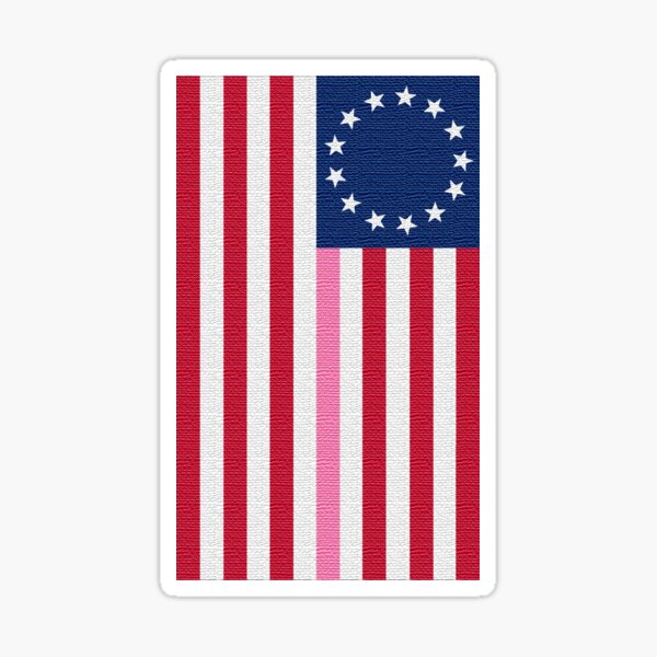 "Betsy Ross Flag" Sticker by rflpessanha | Redbubble