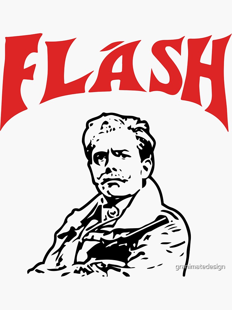 "Lord Flashheart - Flash Gordon Spoof T Shirt " Sticker for Sale by ...
