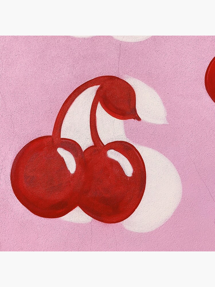 "cherry graffiti" Poster by shopgbc | Redbubble
