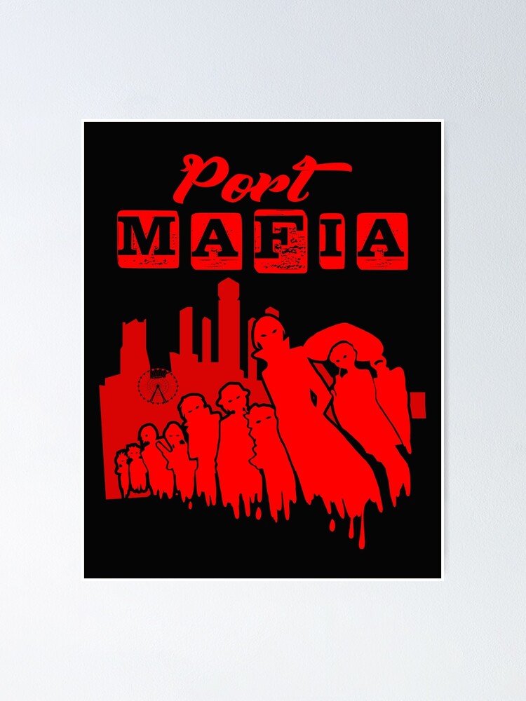 "Bungou Stray Dogs Port Mafia " Poster for Sale by memosmemos | Redbubble