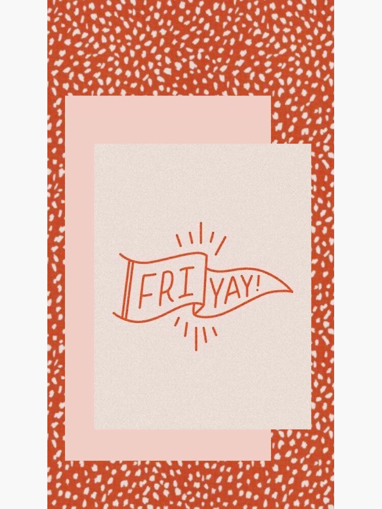 "Cute “Friday” title" Sticker for Sale by MaddieKate04 | Redbubble