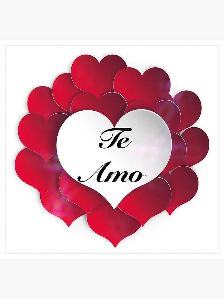 "Te amo" Sticker by Mamb1566 | Redbubble