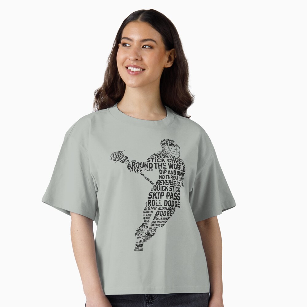 "Lacrosse Player Terminology Word Art" Sticker for Sale by gamefacegear ...