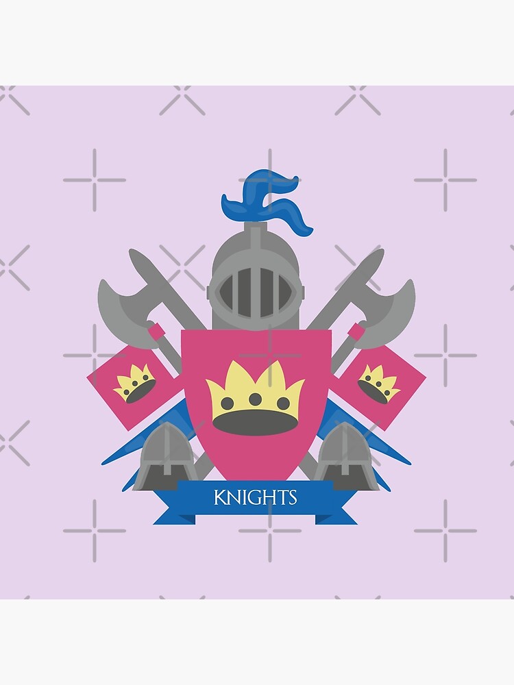 "Heraldry: Knights of the Yellow Castle 1978" Art Board Print for Sale ...