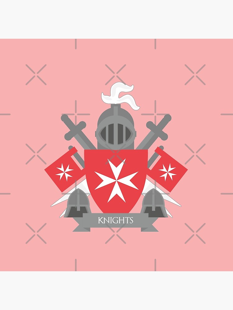 "Heraldry: Hospitaller 1978" Art Board Print for Sale by design-jobber ...