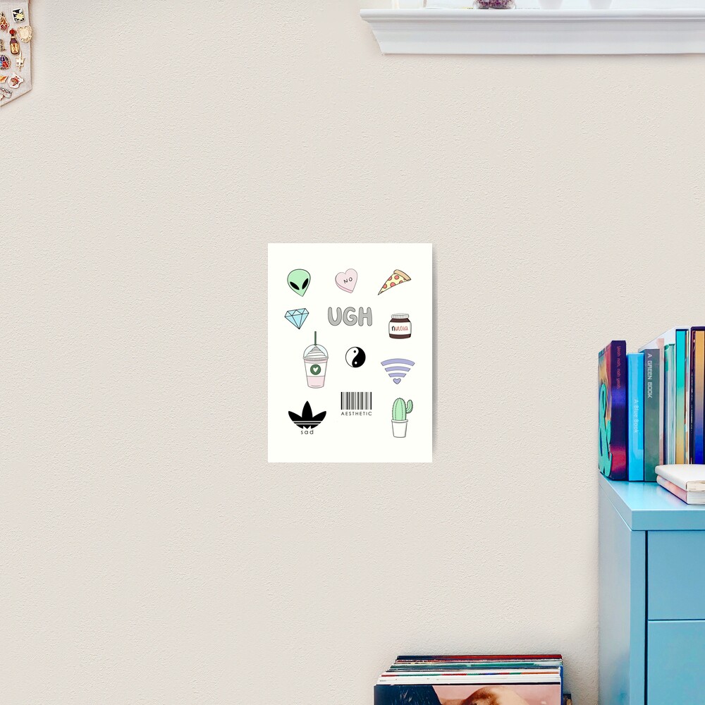 "random aesthetic" Art Print for Sale by genanne-art | Redbubble