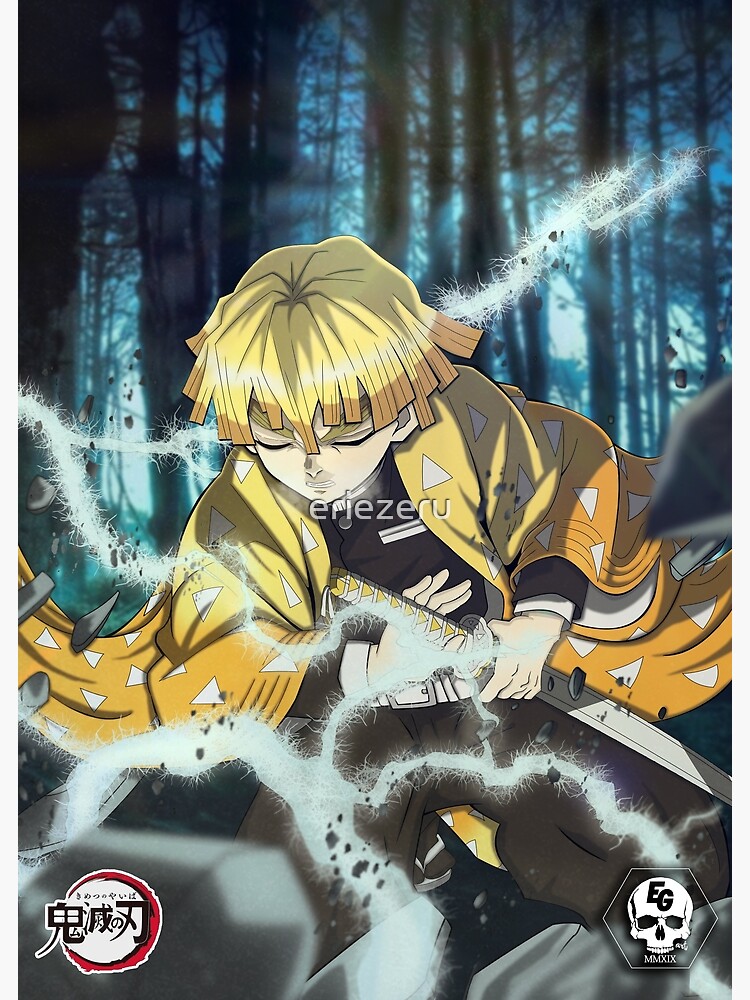 82014 Zenitsu Agatsuma Thunder Breathing Demon Slayer 4k Wallpaper ...