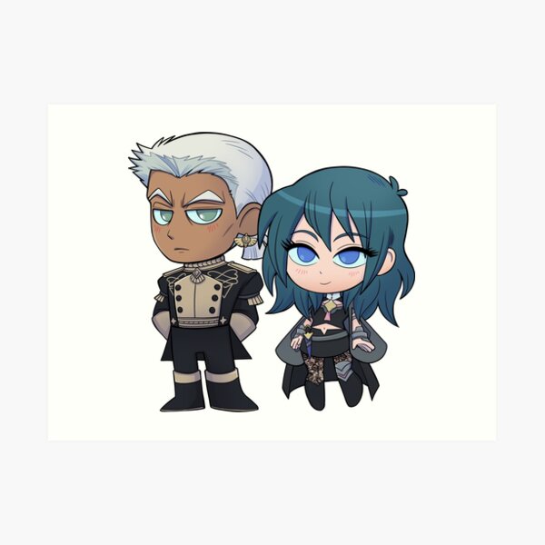 "Byleth (F!Byleth) and Dedue - Fire Emblem Three Houses - Chibi Cuties ...