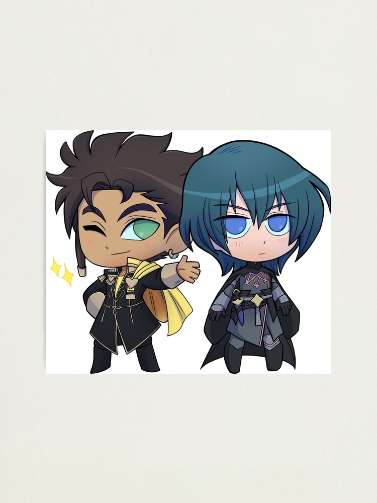 "Byleth (M!Byleth) and Claude - Fire Emblem Three Houses - Chibi Cuties ...