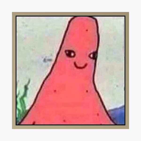 "Patrick Star Meme" Photographic Print for Sale by jimothymcgarvy ...