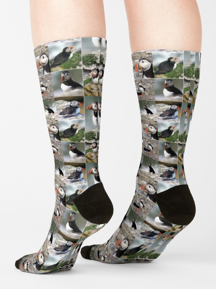 "puffins" Socks for Sale by KathleenDawson | Redbubble