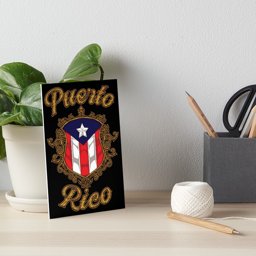 Lámina rígida «Emblema de Puerto Rico - bandera puertorriqueña Boricua ...