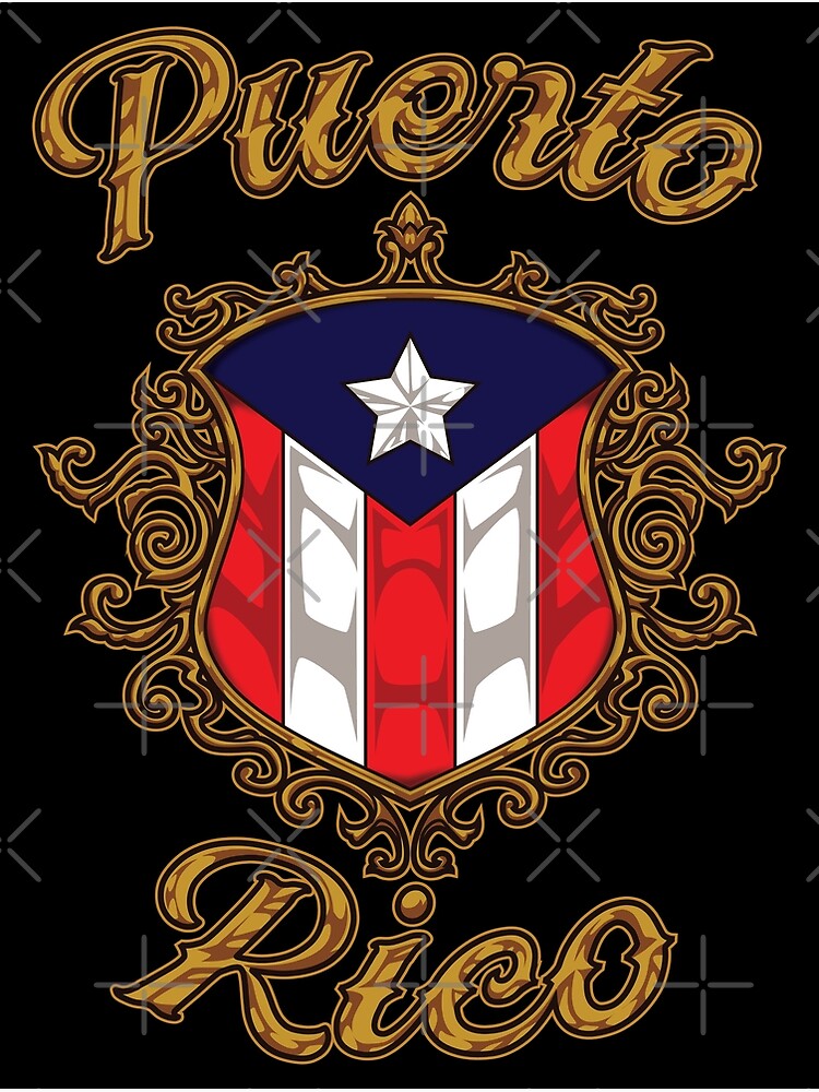 Lámina fotográfica «Emblema de Puerto Rico - bandera puertorriqueña ...