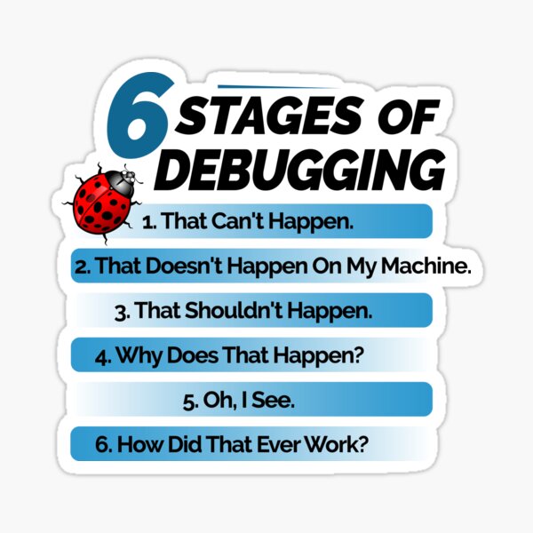 Funny Computer Programmer T Coder Ts Programming Ts Developer Ts 6 Stages