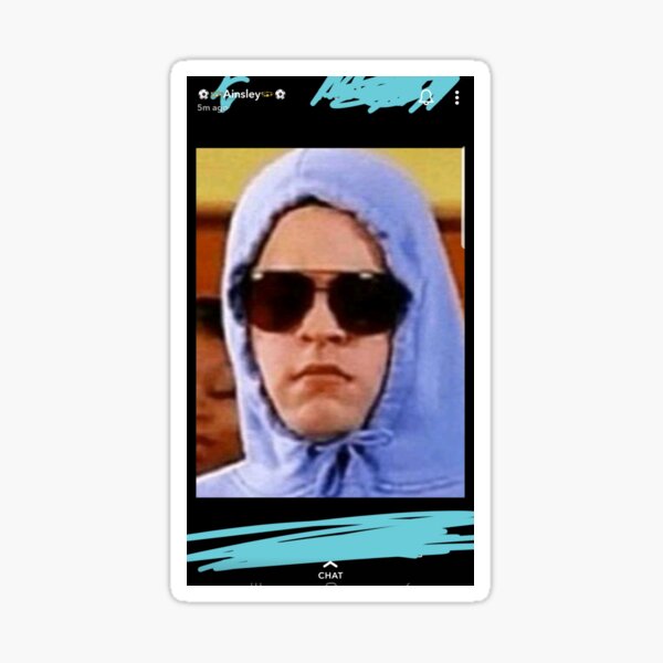 "Fun Funny Snapchat meme" Sticker for Sale by tiktokislife58 | Redbubble