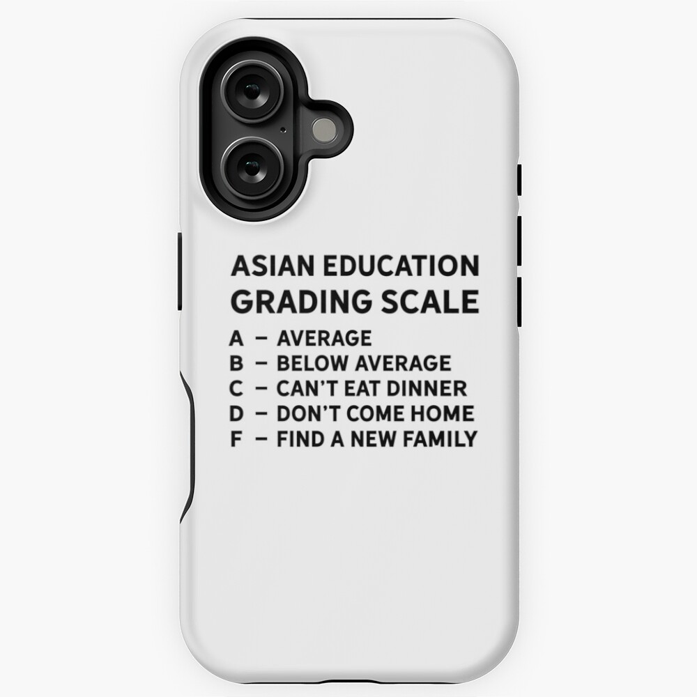 "Asian Grading Scale School Student Teacher Humor Quote" Sticker for ...