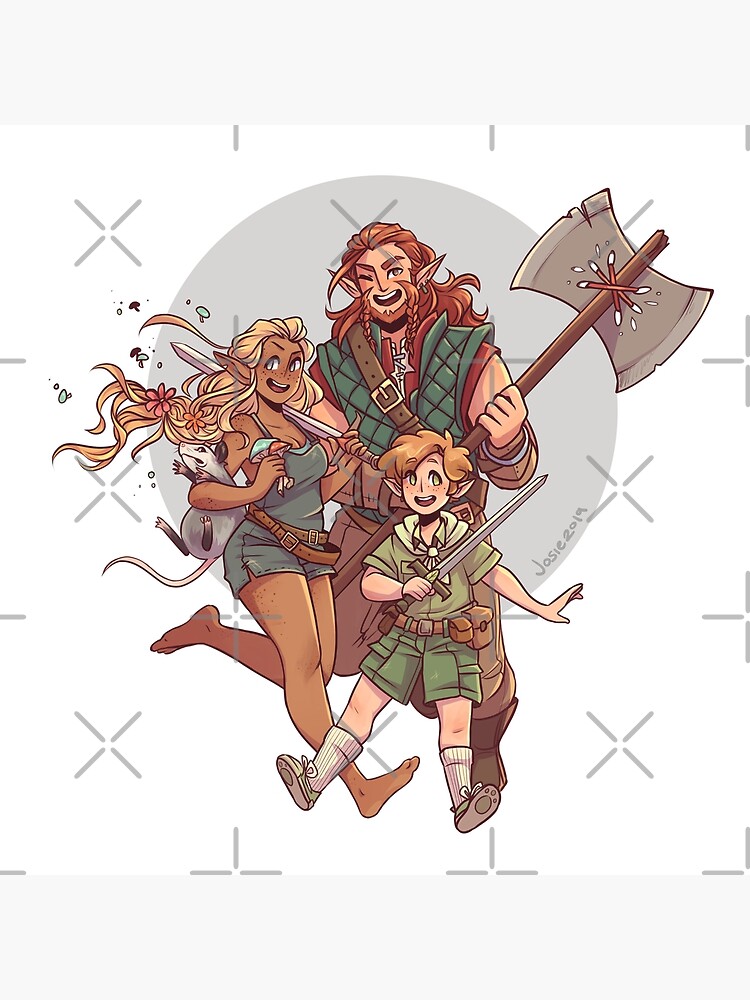 "Adventuring Gang" Poster for Sale by JosieO | Redbubble