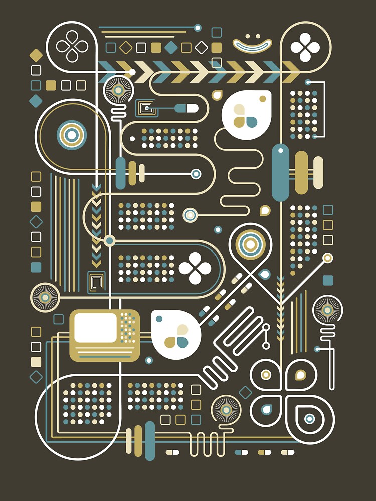 "Circuit" T-shirt by heavyhand | Redbubble