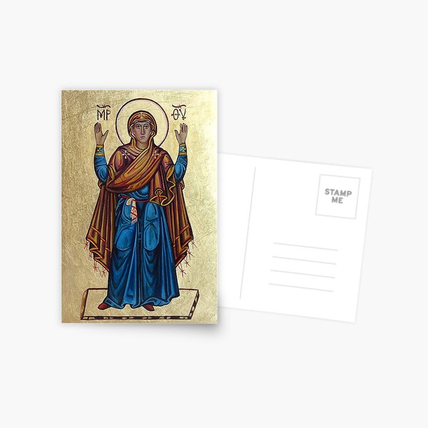"Orans of Kiev orthodox icon" Postcard for Sale by Lala Lotos | Redbubble