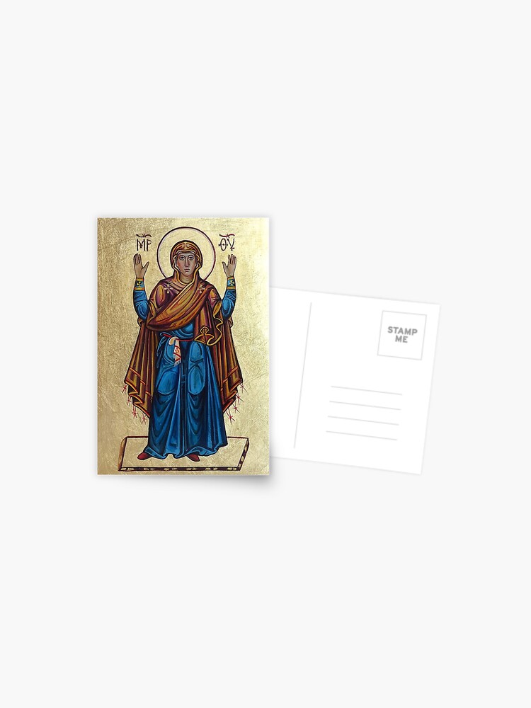 "Orans of Kiev orthodox icon" Postcard for Sale by Lala Lotos | Redbubble