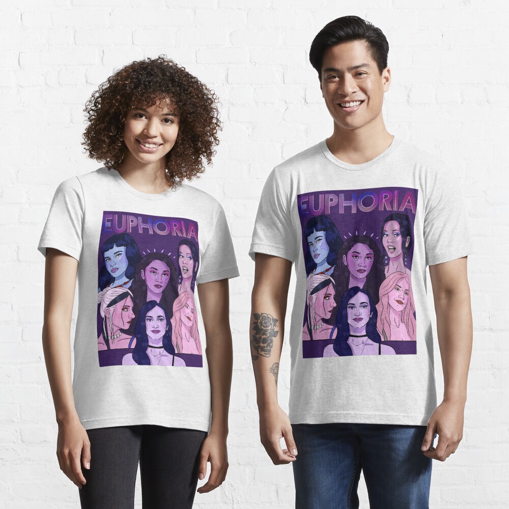 "Euphoria HBO Girls" T-shirt for Sale by paigeisaallison | Redbubble ...