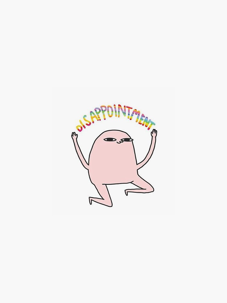 "disappointment meme" Sticker for Sale by Filthybob | Redbubble