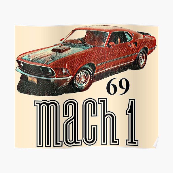 Ford Mustang Posters | Redbubble