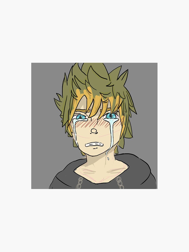 "Sad Roxas" Sticker by Kingdom-Hearts | Redbubble