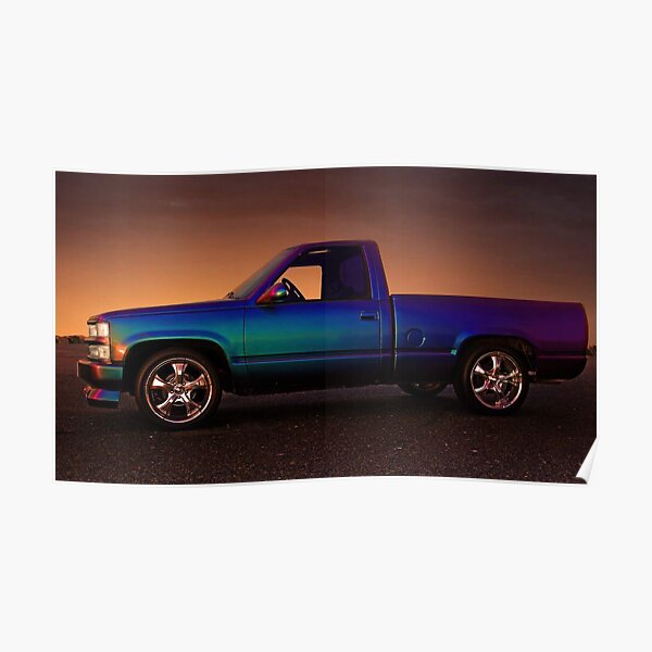 "CHEVY SILVERADO " Poster for Sale by EOS20 | Redbubble
