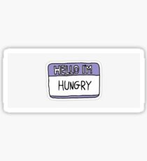 Hello Im Hungry Stickers | Redbubble
