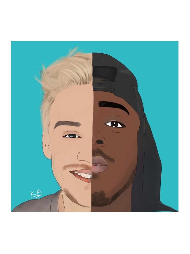 "Drawing of Jay Swingler and Romell Henry (TGFBro)" iPhone Case for ...