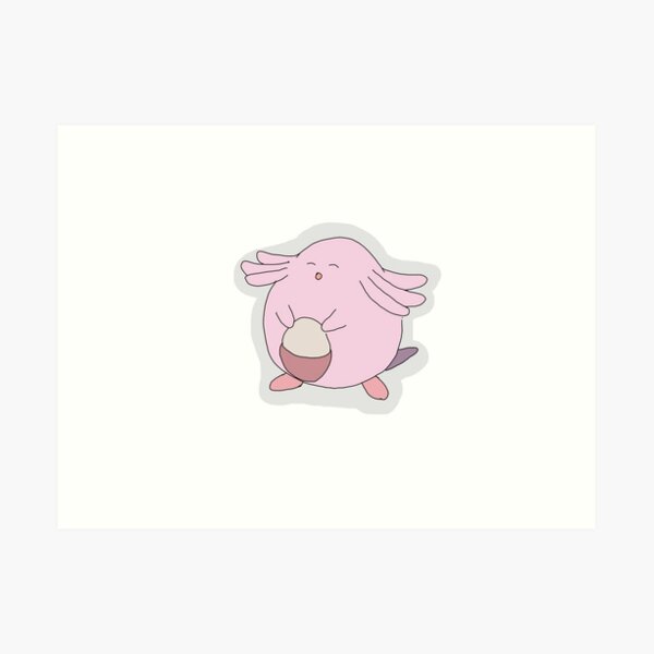 Chansey Art Prints | Redbubble