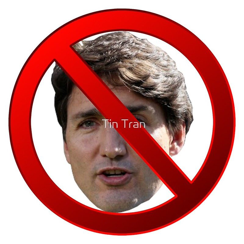 "No Trudeau design" by Tin Tran | Redbubble