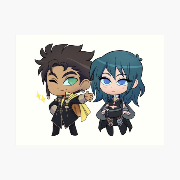 "Byleth (F!Byleth) and Claude - Fire Emblem Three Houses - Chibi Cuties ...