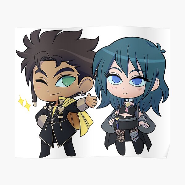 "Byleth (F!Byleth) and Claude - Fire Emblem Three Houses - Chibi Cuties ...