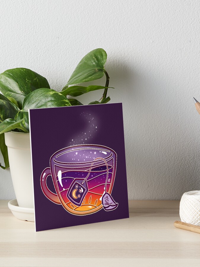 "Sunset Tea" Art Board Print for Sale by heysoleilart | Redbubble