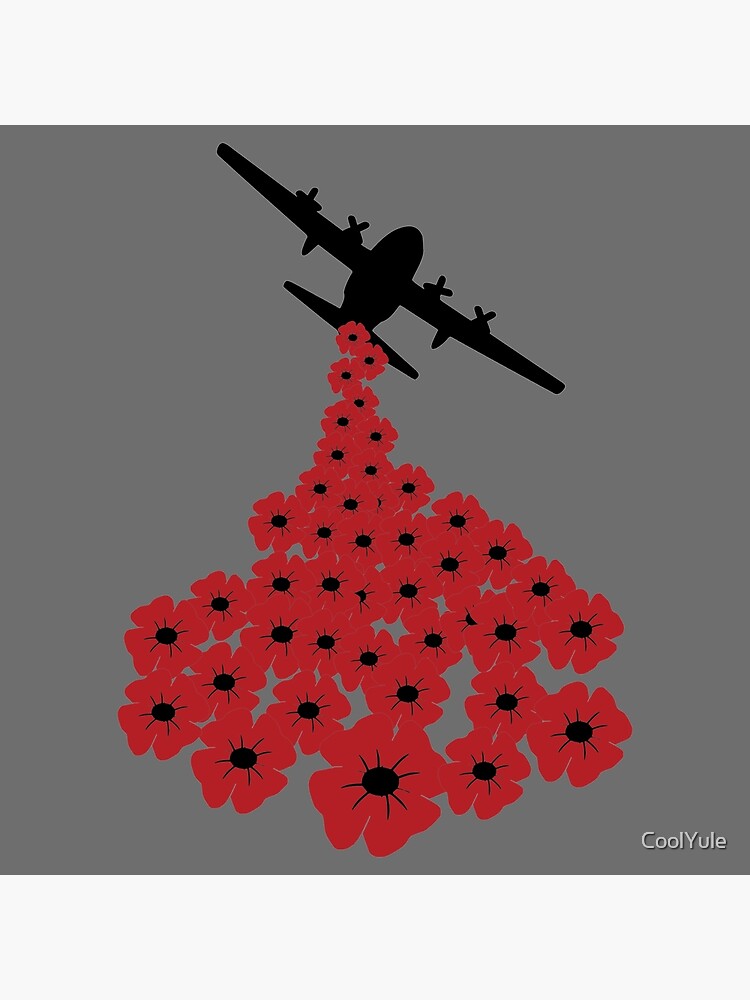 "Remembrance Poppy Falling From Plane" Poster for Sale by CoolYule ...
