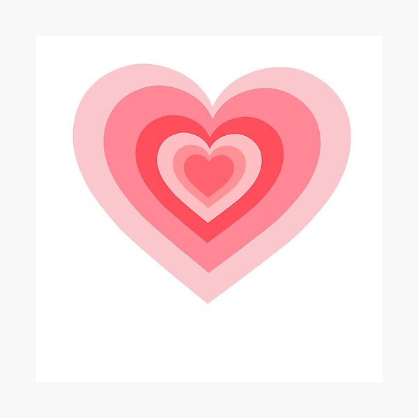 "POWERPUFFS HEART LOGO" Photographic Print by azuxena | Redbubble