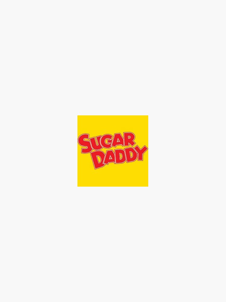 "Sugar Daddy logo" Sticker for Sale by ln8l | Redbubble