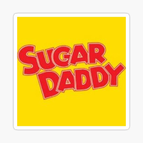 "Sugar Daddy logo" Sticker for Sale by ln8l | Redbubble